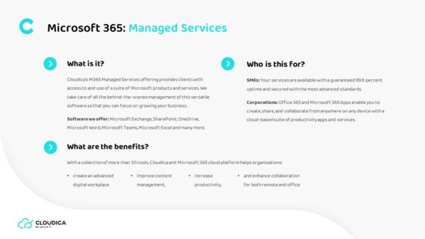 M365 Managed Services - Cloudica Group
