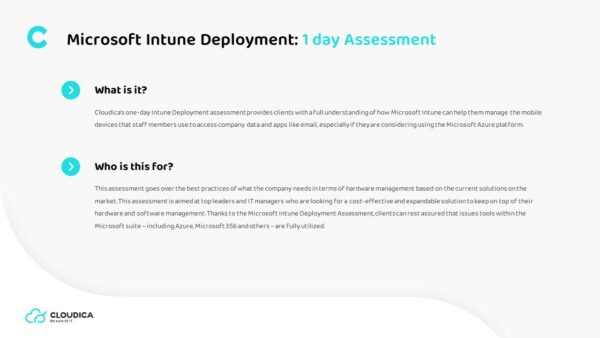 Microsoft Intune Deployment - Cloudica Group