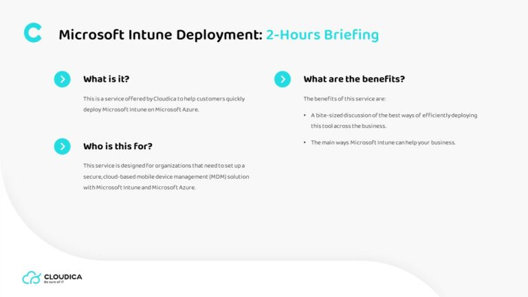 Microsoft Intune Deployment - Cloudica Group