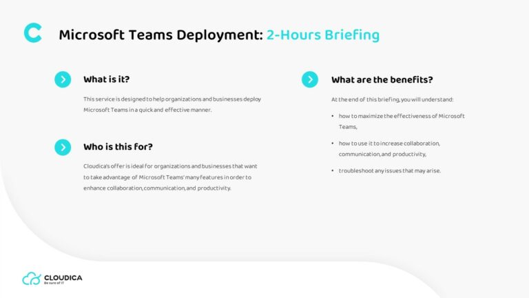 Microsoft Teams Deployment - Cloudica Group